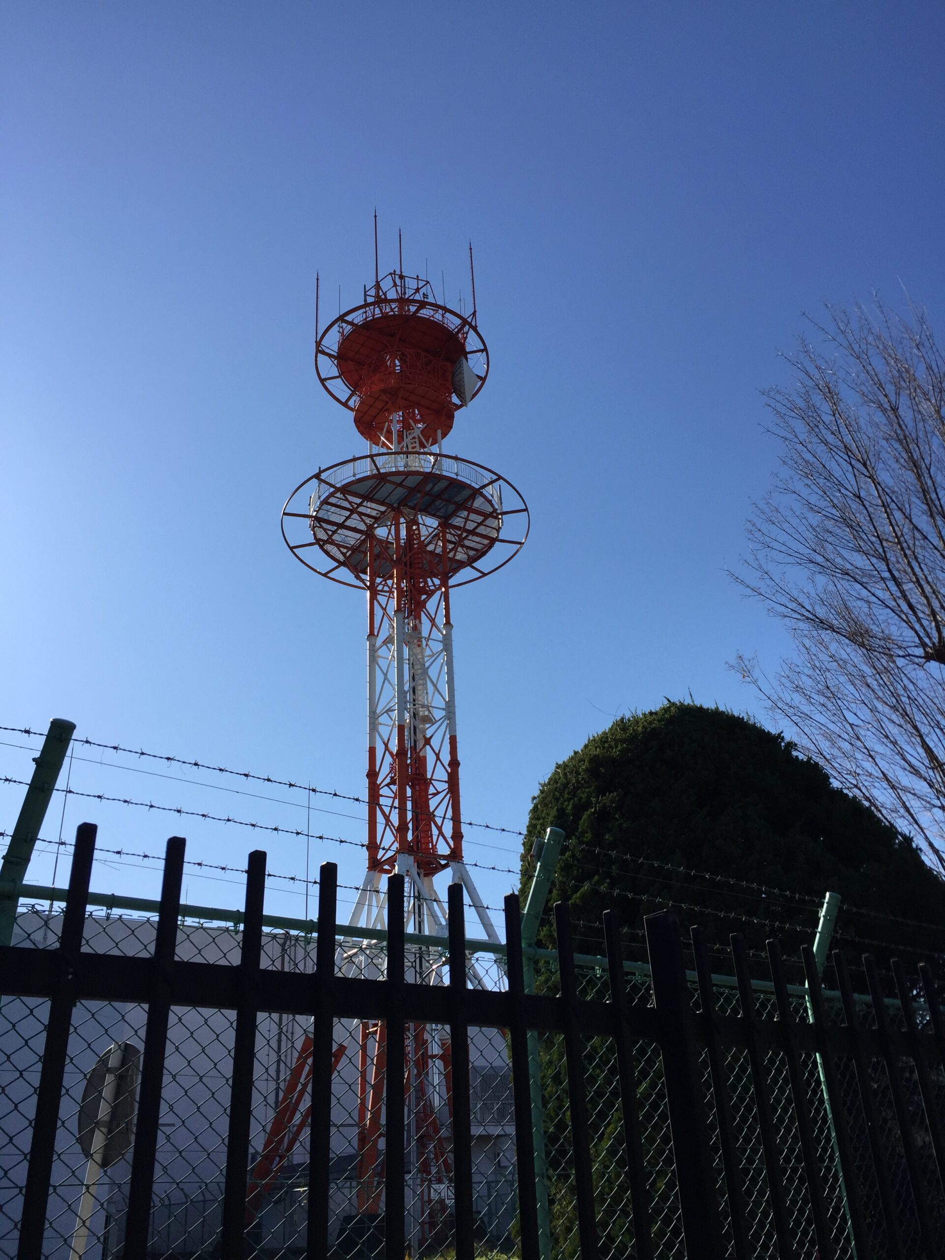 エアバンド（航空無線）所沢の東京コントロール 2つのタワー（周波数と送信出力リスト）